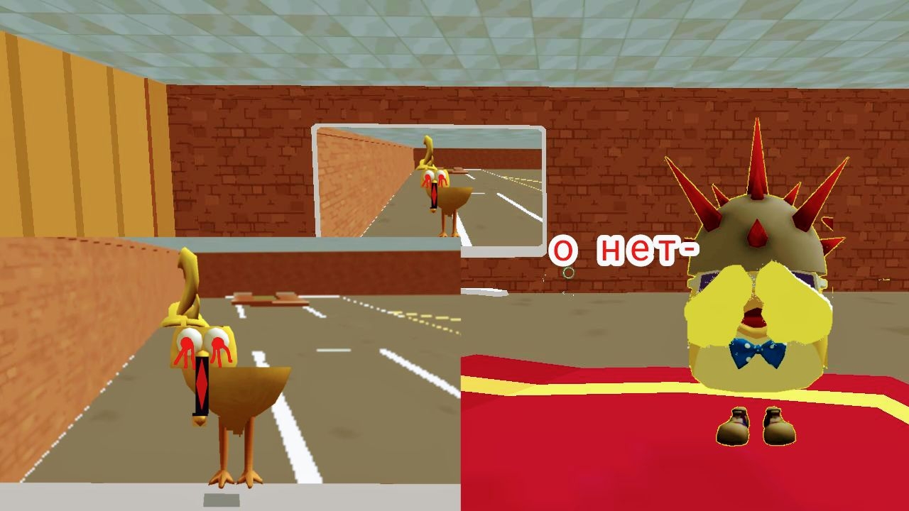 никогда не Переезжай в этот город в Чикен Ган🙀🙀🙀 (увидишь жуткого птенца беги) 🏃🏃♀️