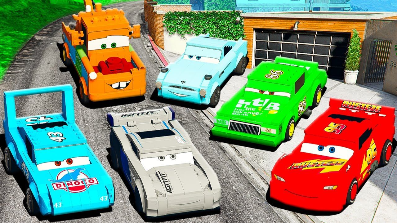 УГНАЛ ВСЕ СЕКРЕТНЫЕ ЛЕГО ТАЧКИ МОЛНИЯ МАКВИН В ГТА 5!