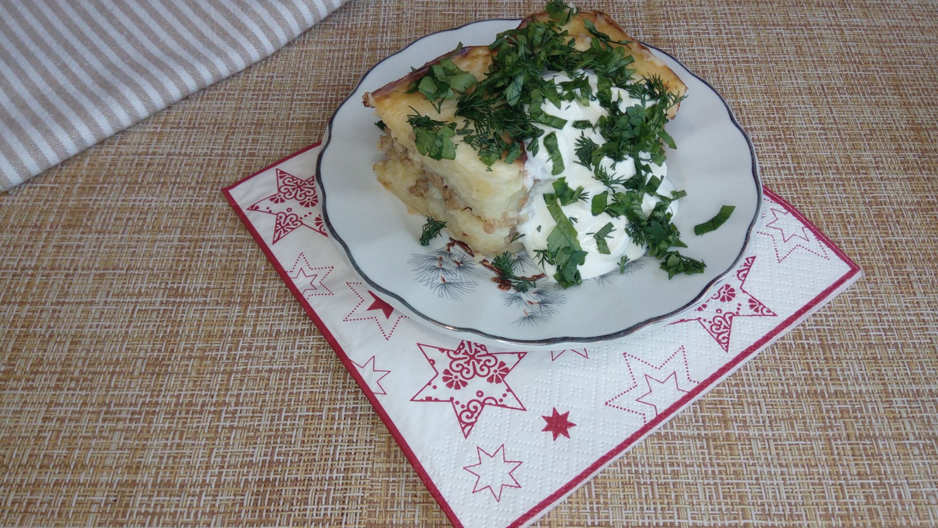 Картофельная запеканка.Вкусный ужин.Блюда из картофеля.