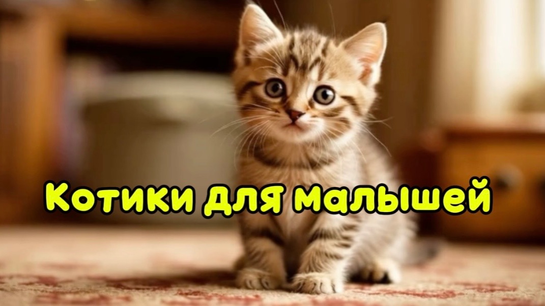 Котики для малышей. Детям