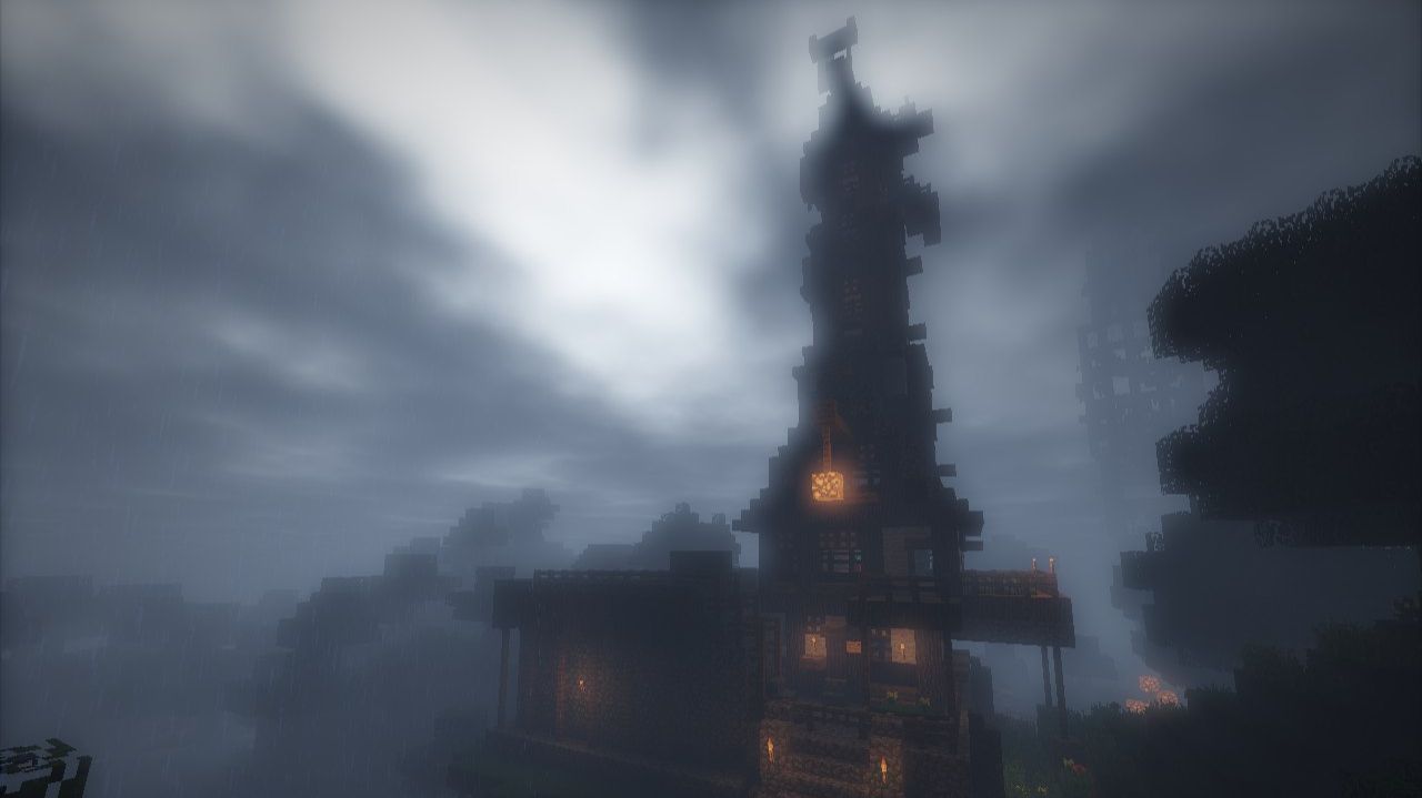 Minecraft. Выживание на хардкоре! Налаживаем быт. Мостик и спуск в шахту. Без микро