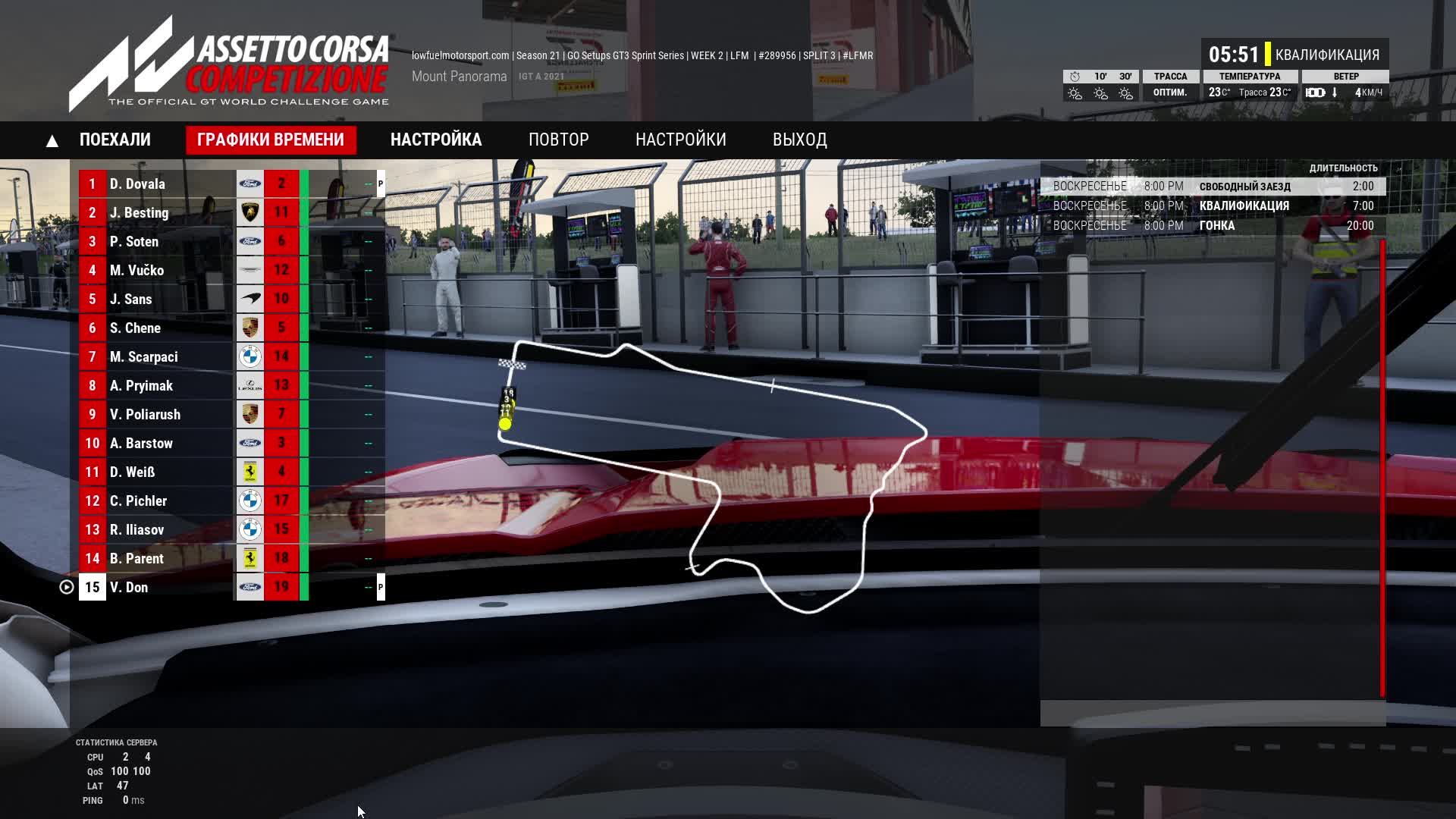 Assetto Corsa Competizione. Mount Panorama.