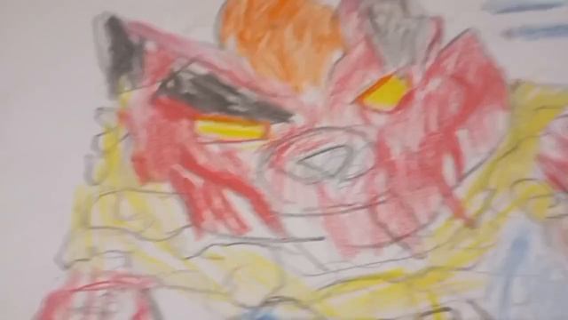 арт скина Красный фенрир Базз