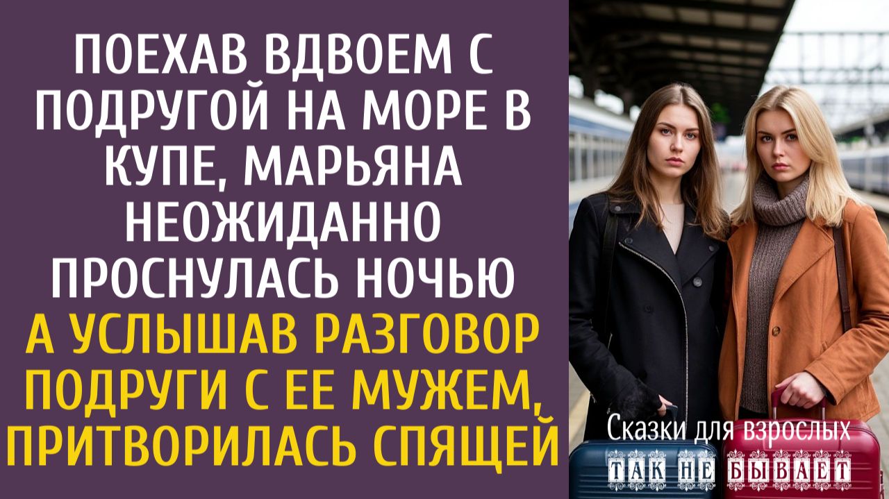 Истории из жизни: поехав с подругой вдвоем на море в купе, Марьяна неожиданно проснулась ночью…