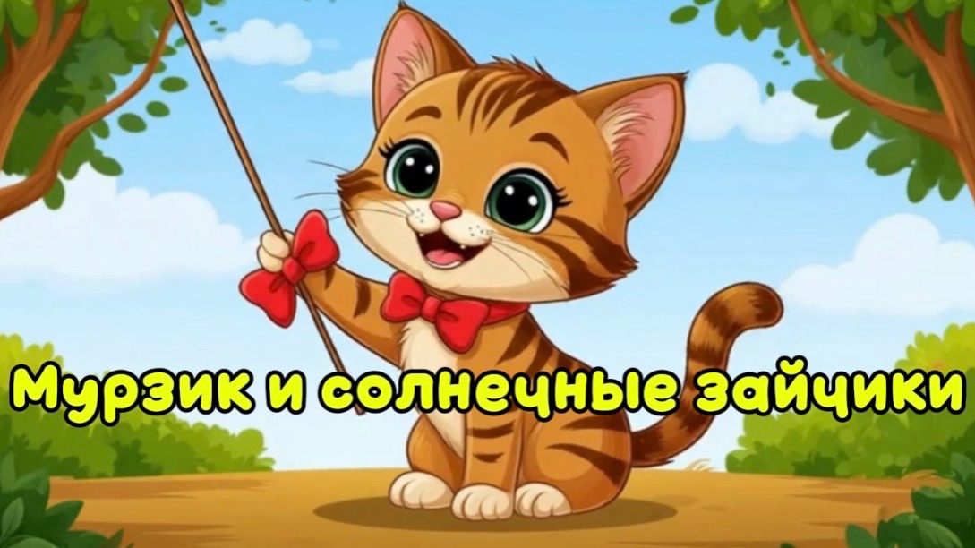 Мурзик и солнечные зайчики. Мультик. Смотреть. Детям