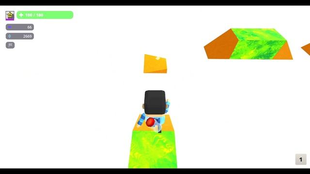 играем в радужный паркур когама