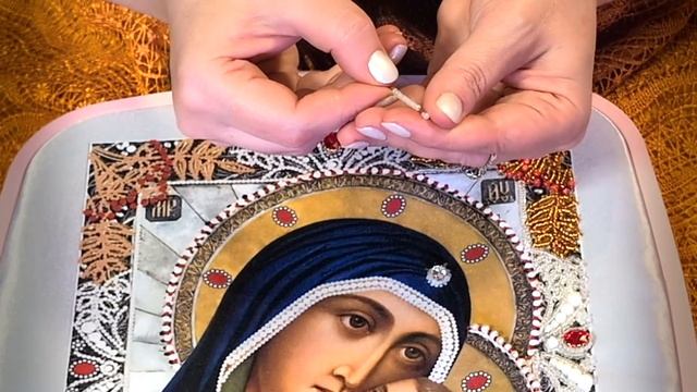 как пришивать стразы (Тервеническая)