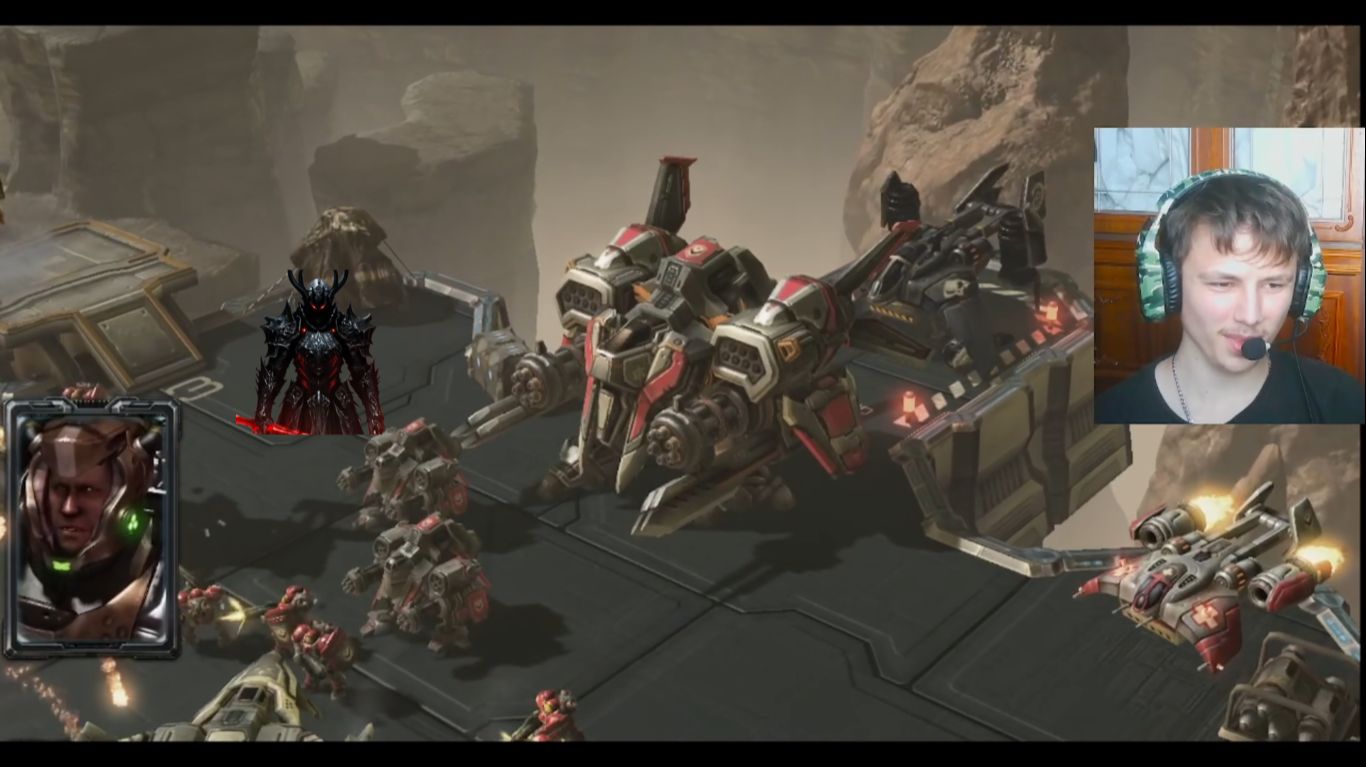 тёмный рыцарь прошёл 2 голову снова в следе. в StarCraft II. 2 серия.