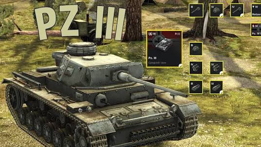 Танки Blitz. Бой на Pz lll.