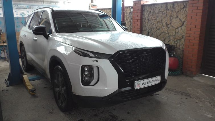 Как снять лючок бензобака на Hyundai Palisade 3,5 Хендай Палисад 2022 года