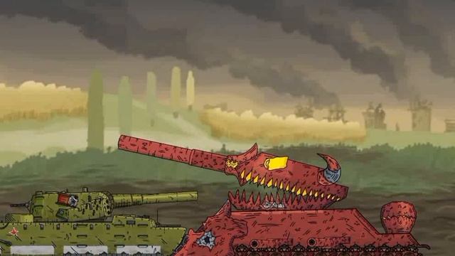 Вот мы и Встретились! КВ-4Т против Адского Гуся! - 7 серия 1 сезона (мультики про танки)