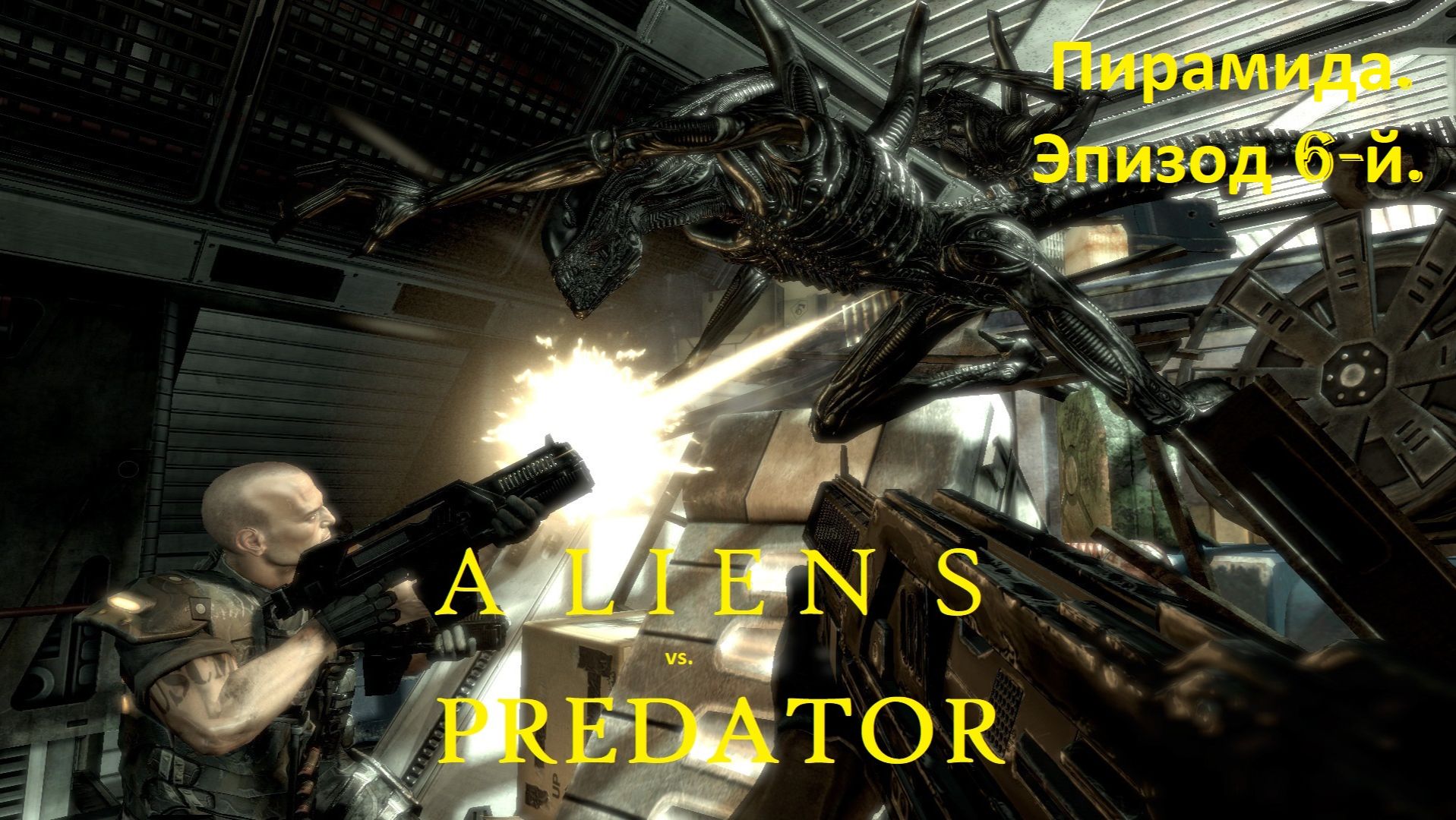 Прохождение «Aliens vs. Predator» (Эпизод 6-й.) Пирамида.