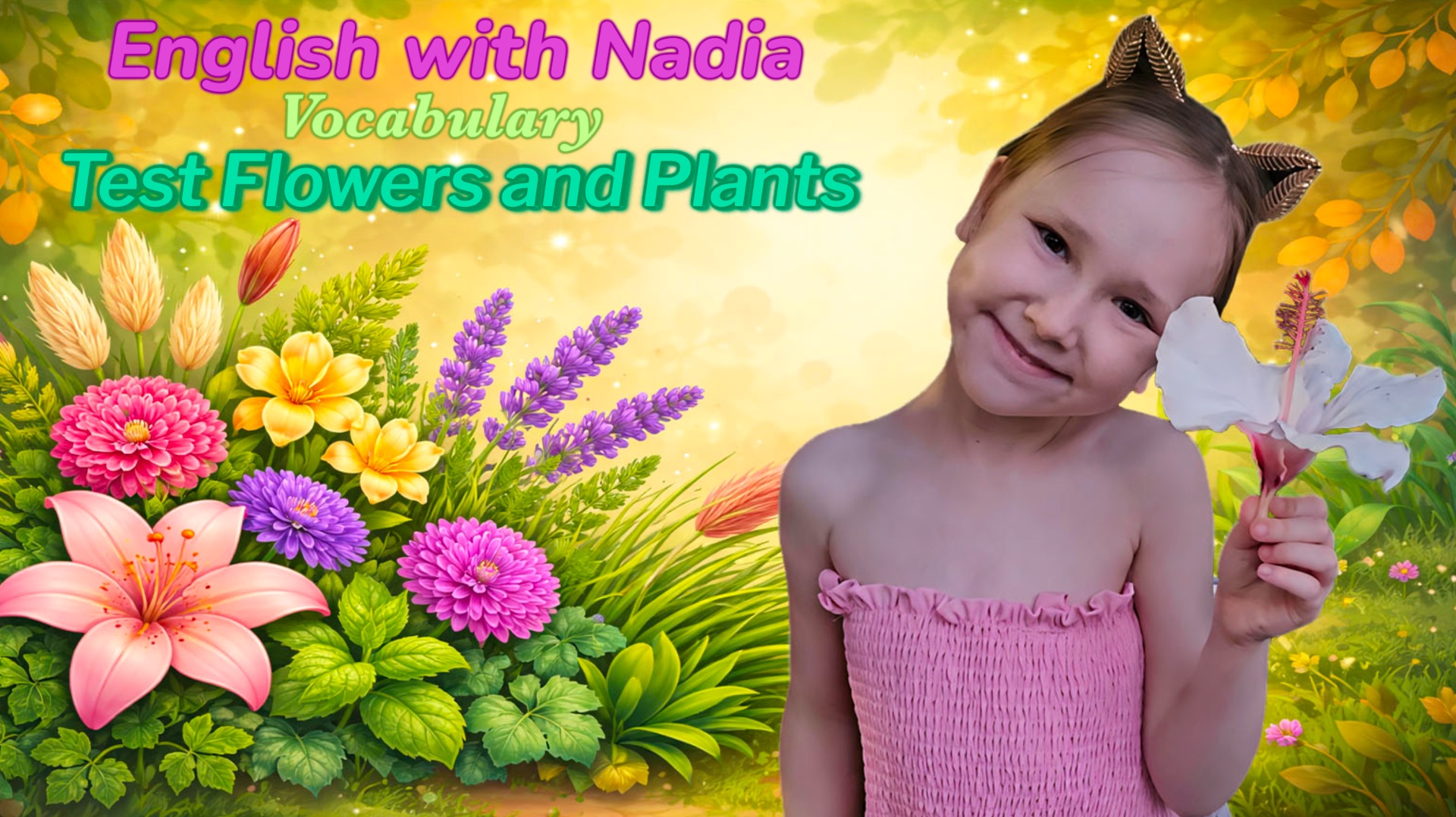 Flowers and Plants | Parts 1 & 2  Vocabulary Test/Лексический тест "Цветы и растения"