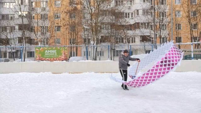 Фитнес с 6-ти метровой лентой Дракона на верёвке (2)