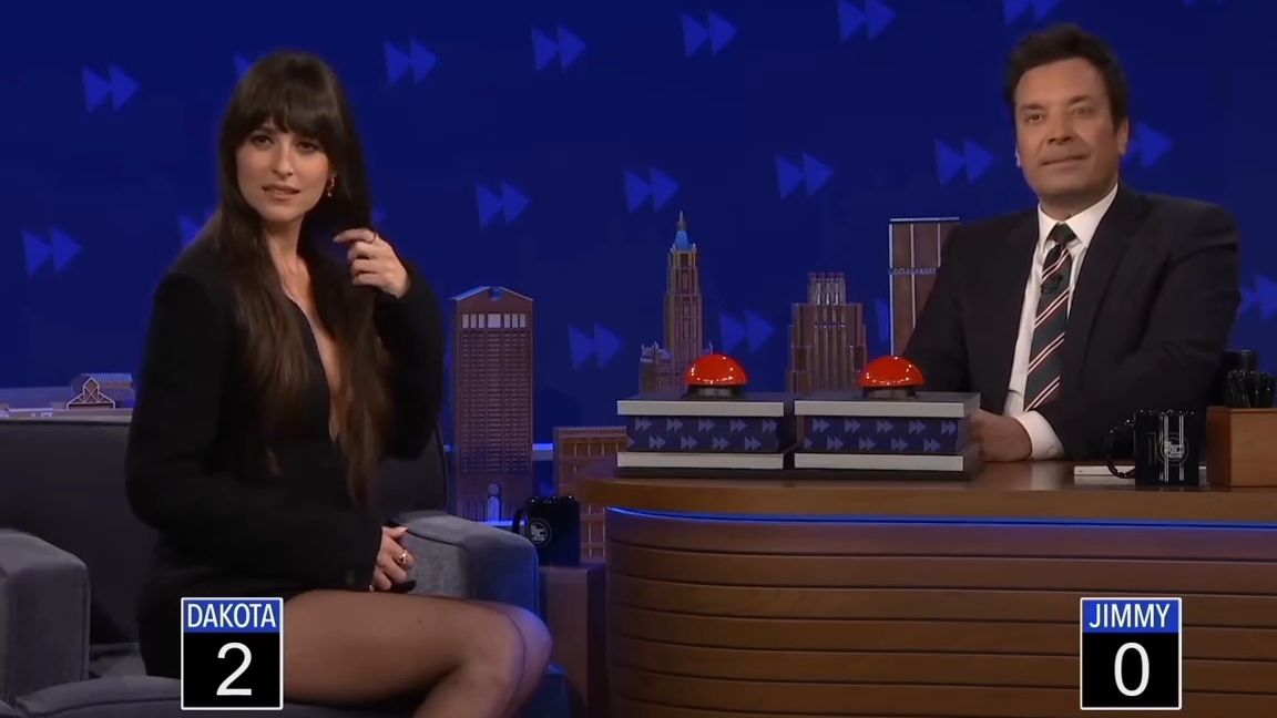 «Форсаж» с Дакотой Джонсон | «Вечернее шоу» с Джимми Фэллоном в главной роли