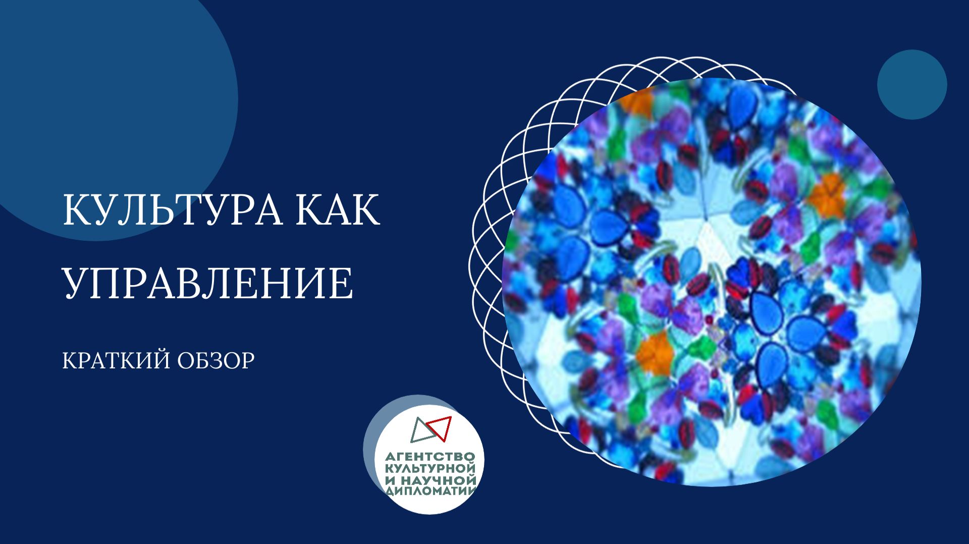 Культура как инструмент управления