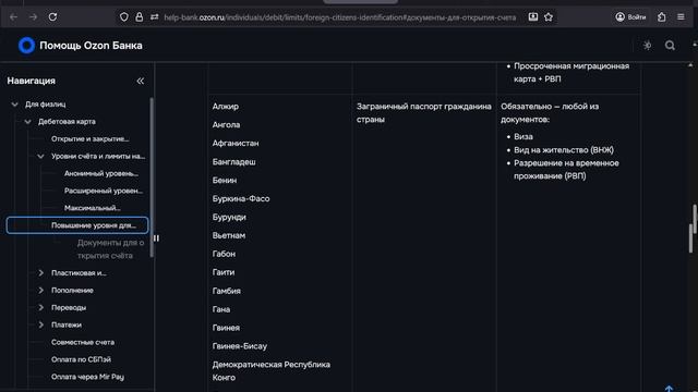 Озон Банк: дебетовая карта для иностранцев и все привилегии!