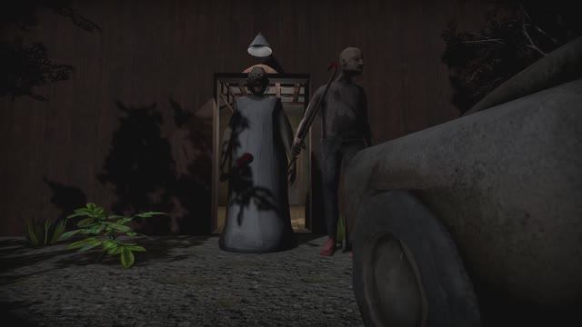 Granny Chapter Two \\  прохождение через главную дверь \\ Тёмный режим