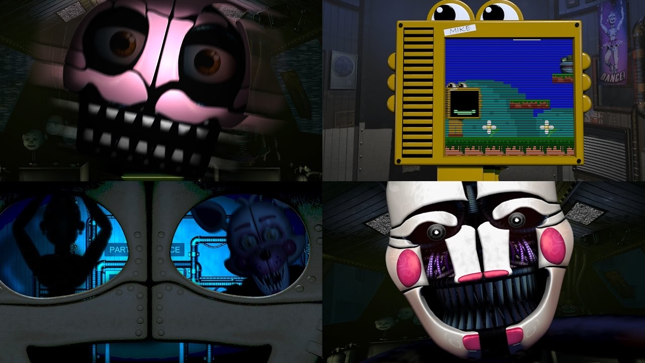 FNaF всё самодельные секреты: СБОРНИК 2016 | fnaf sl | WayTwo