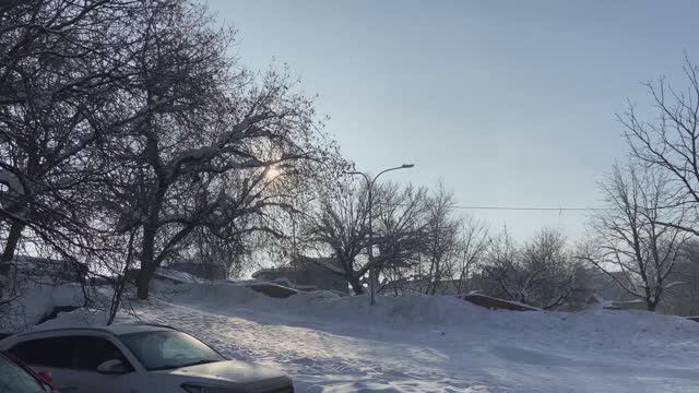 Зима. Поездка на дачу 25.01.2026г