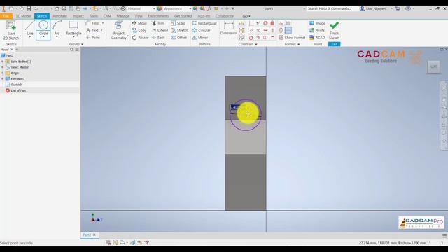 #156 Autodesk Inventor 2020. Деталь №14
