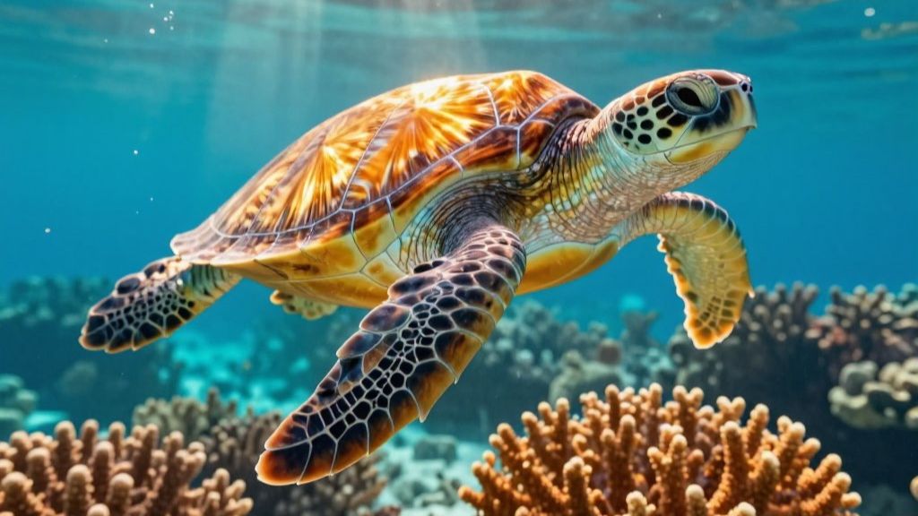 черепаха, turtle, дайвинг в Шарм-зль-шейх