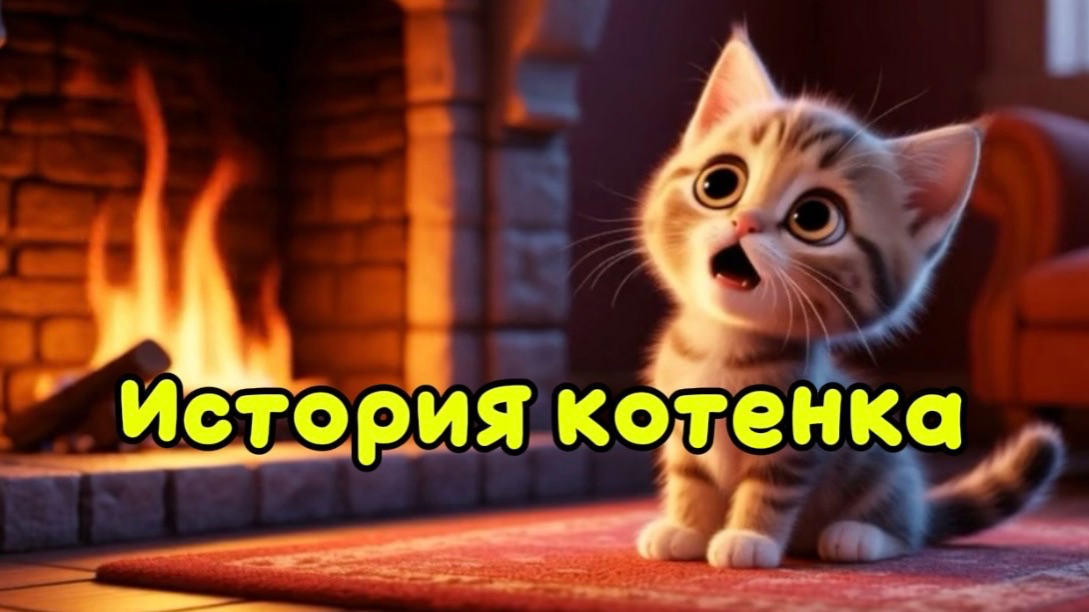 История котенка. Мультики для детей. Смотреть. Детям
