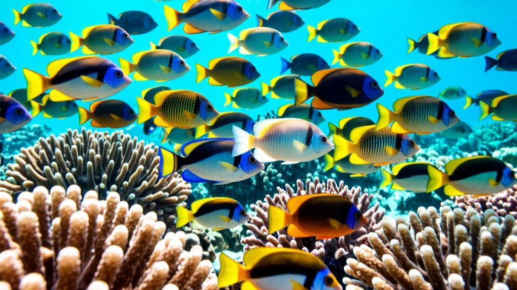 дайвинг в Таиланде, коралловый риф, дайвинг на Симиланских островах