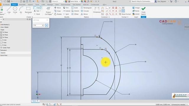 #157 Autodesk Inventor 2020. Деталь №15