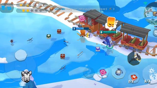 Играем за Дерси в zooba