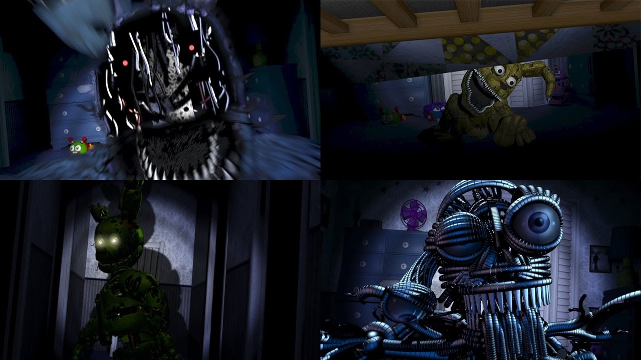 FNaF СБОРНИК кастомных секретов 2016 |  ФНАФ 4 | WayTwo