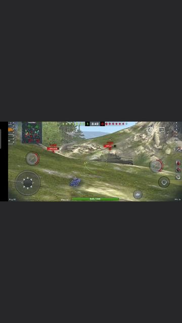 Танки Blitz. Бой на Pz lV.