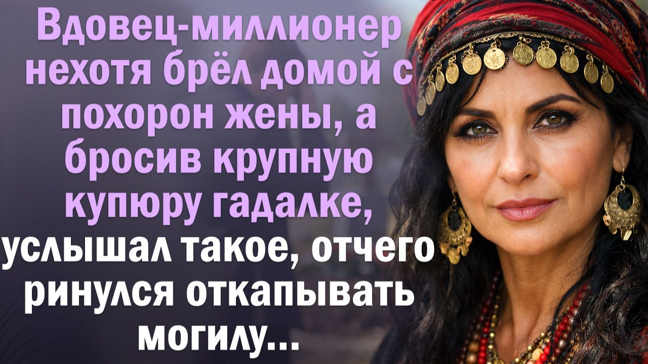 "Цыганка у могилы". Трогательный рассказ о женщине, которую уже оплакали.