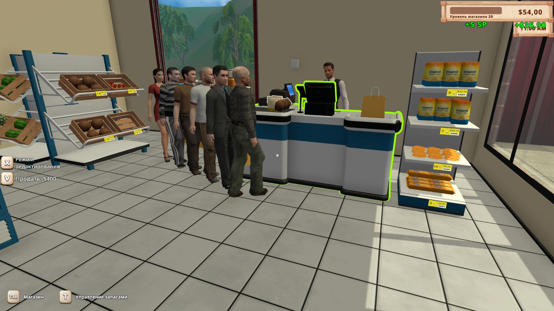 Farming & Supermarket Simulator  11  эп. 20ур