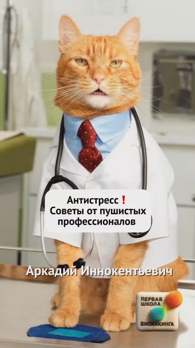 Антистресс! Советы от пушистых профессионалов #стресс #пшб #иринабаранова