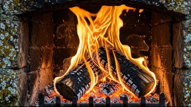 Созерцание огня | Медитация у камина (28 минут)
