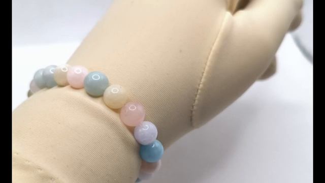 Браслет Бериллы: Аквамарин, Гелиодор, Морганит. Бразилия ~8,5м