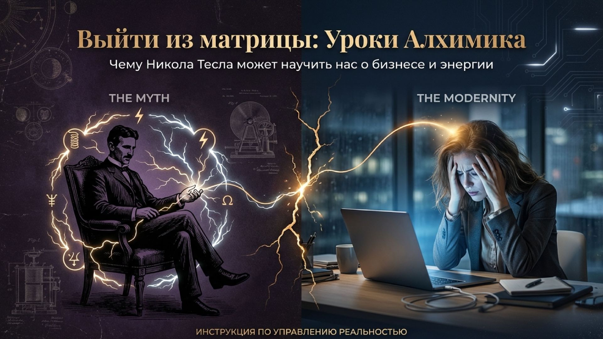 Вы не ленивы, вы - не подключены к источнику. Код Теслы для денег, идей и энергии