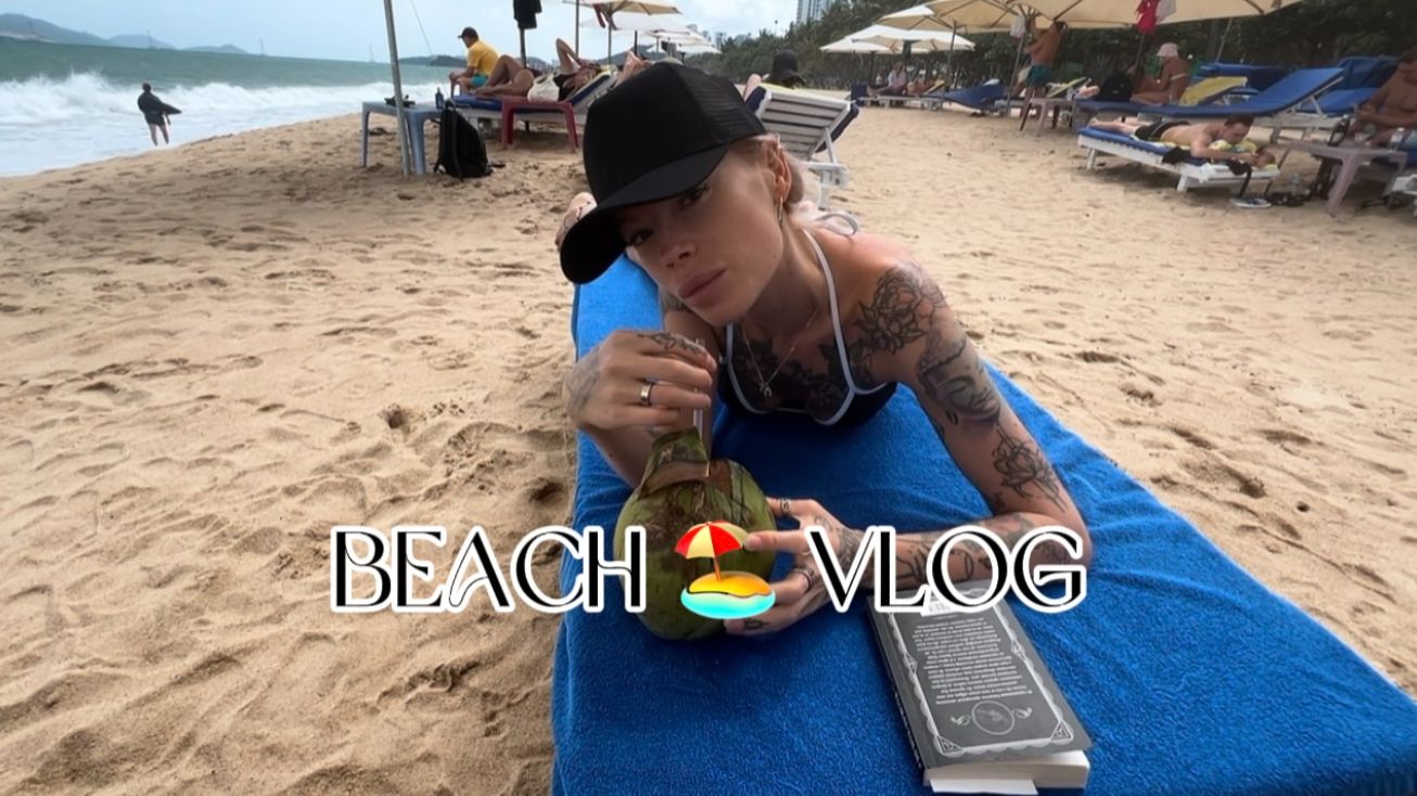 Мукбанг на пляже🌽Вкуснейшая кукуруза от вьетнамских бабушек👵🏼Переменная погода Beach vlog⛱️👙Ч2