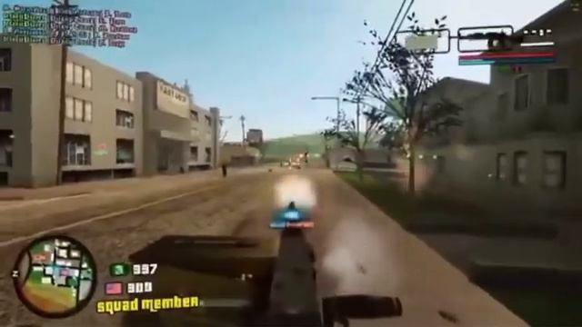 Мод Bustafield 2 переносит Battlefield 2 в GTA: San Andreas.