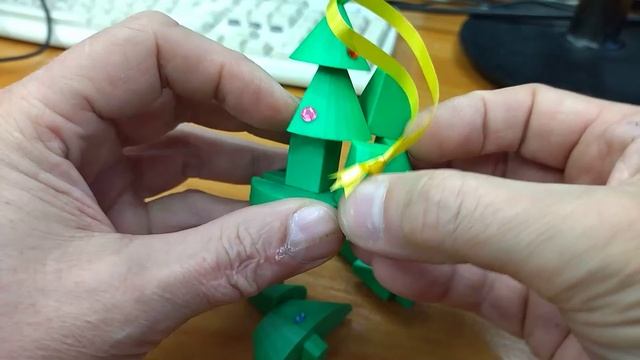 555. Головоломка "Маленькая новогодняя ёлочка"