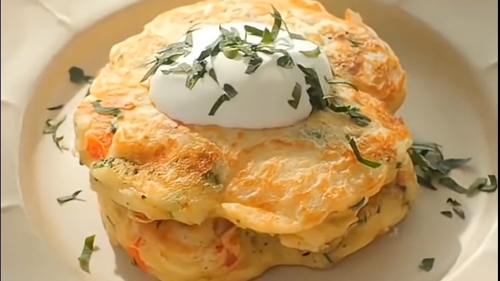 ОЛАДЬИ с овощами и сыром...🫓🥦🧀😋