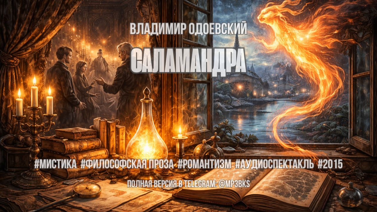 Аудиоспектакль. Владимир Одоевский — «Саламандра. Десять вечеров в доме на Фонтанке»