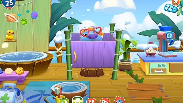 Мой Говорящий Хэнк: острова на Роман Уваркин планшет Teclast M50. Геймплей. ГДИЕД.