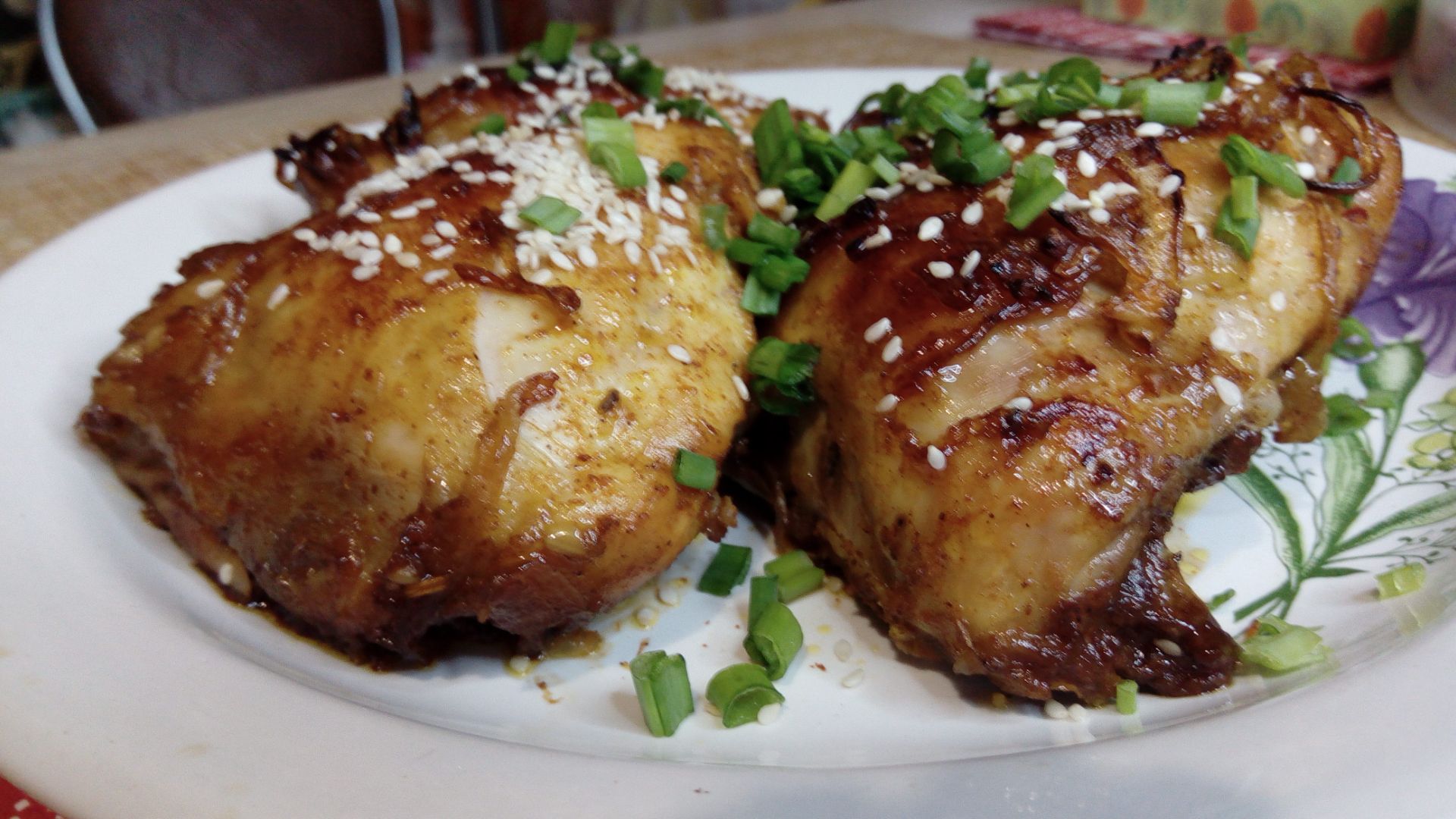 Бёдрышки в мёде.Вкусная курица.Вкусный ужин.