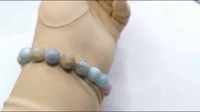 Браслет Бериллы: Аквамарин, Гелиодор, Морганит.