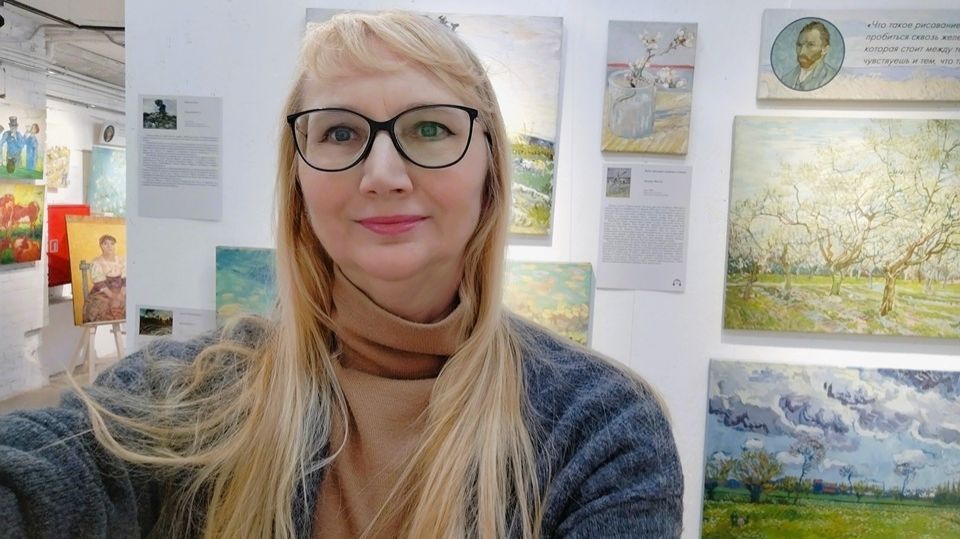 На выставке Ван Гога