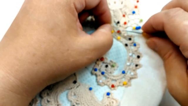 5ч МК воротничка Изысканная Винтажность в тех-ке ирландского кружева