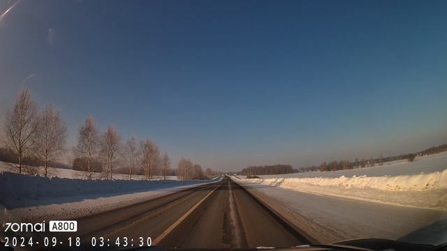 Въезд в Городецкий район из Борского, 25.01.2026