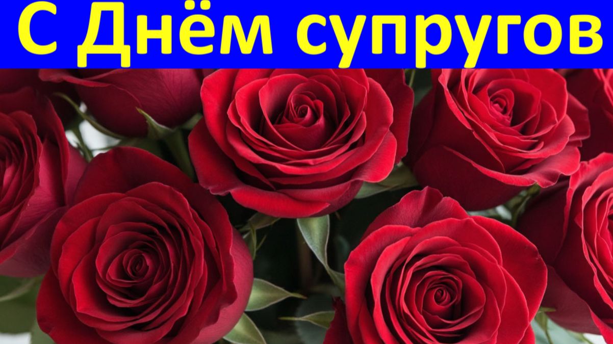 Поздравления с Днём супругов Классное поздравление мужу на День супругов!♥️